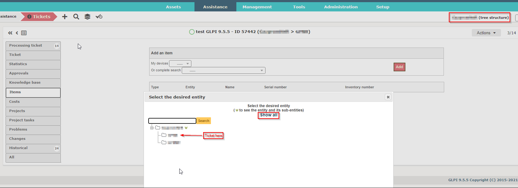 GLPI 9.5.5: Actions menu issue with the "Add an items" · Issue #8989 · glpi-project/glpi · GitHub