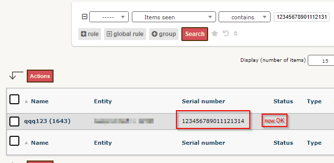 GLPI 9.5.6 wrong serial number shows in search result · Issue #9685 · glpi-project/glpi · GitHub