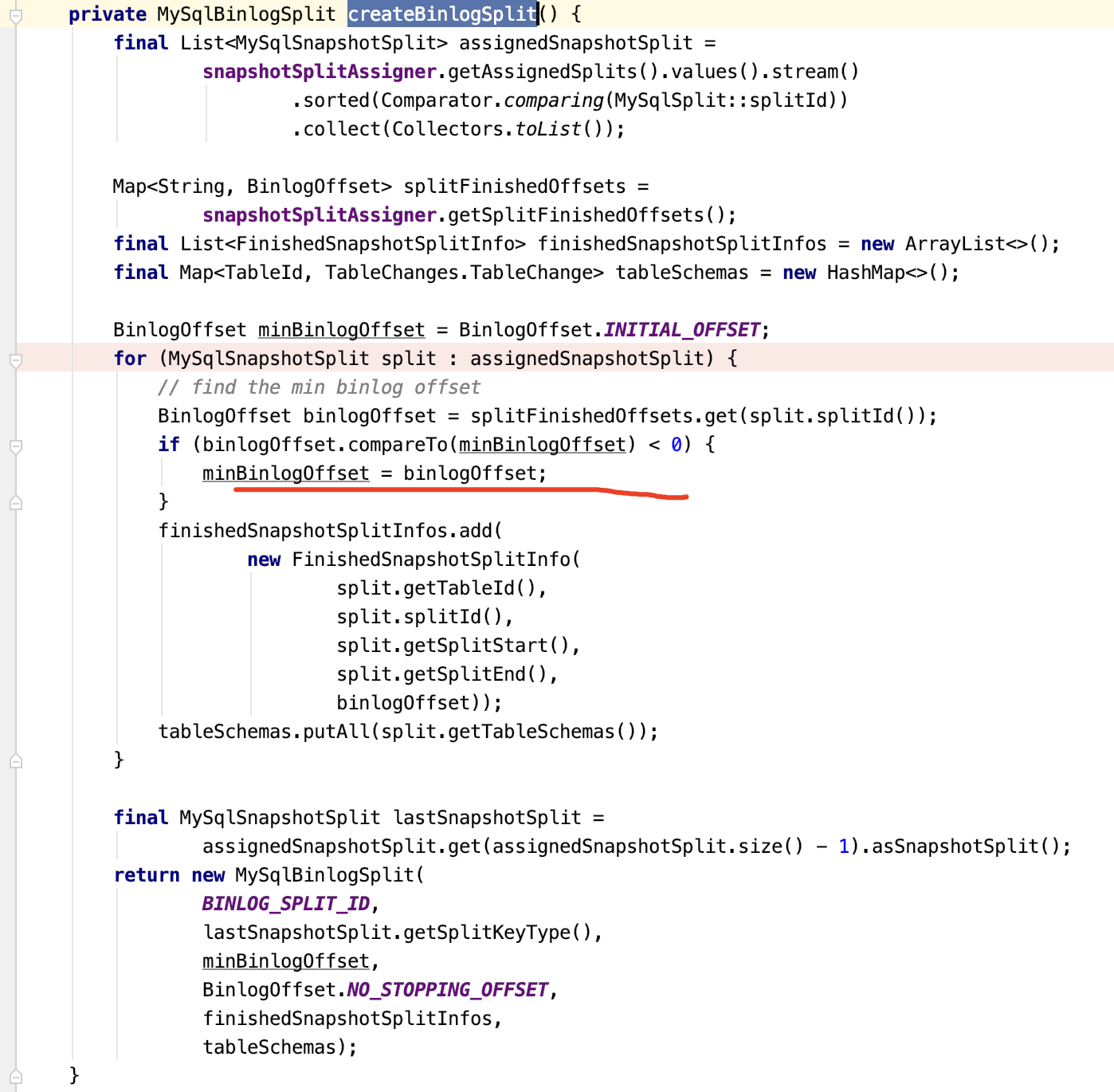 find the min binlog offset perhaps has a bug in increment stage · Issue #329 · apache/flink-cdc ...