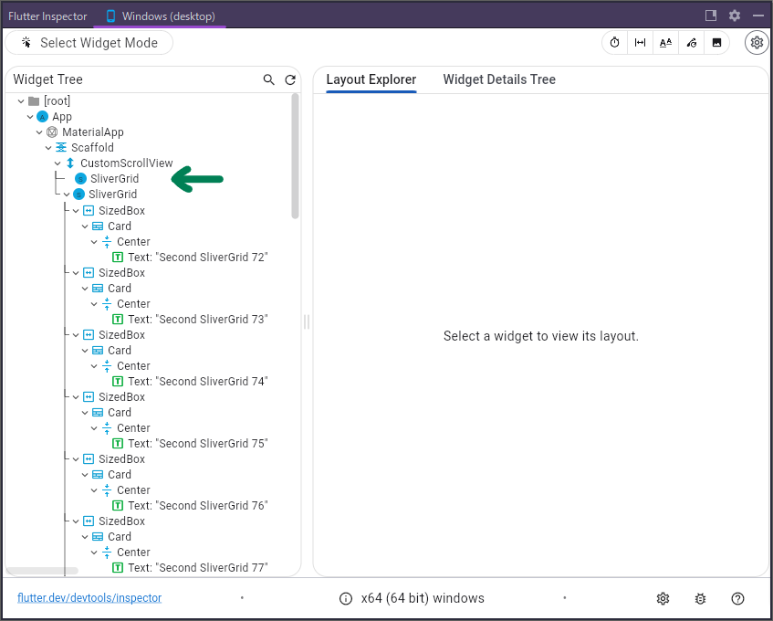 SliverGrid lays out no child when it is above the viewport · Issue #136573 · flutter/flutter ...