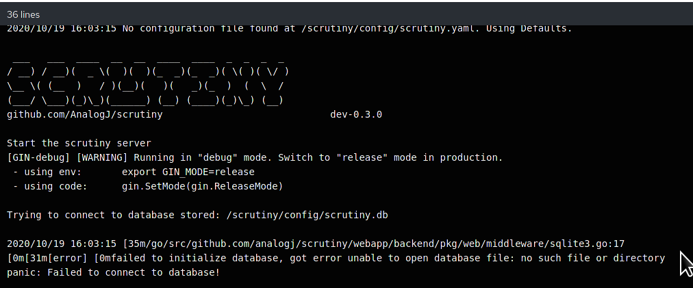 [BUG] Containers require root - /scrutiny/ directories in containers are owned as root:root ...