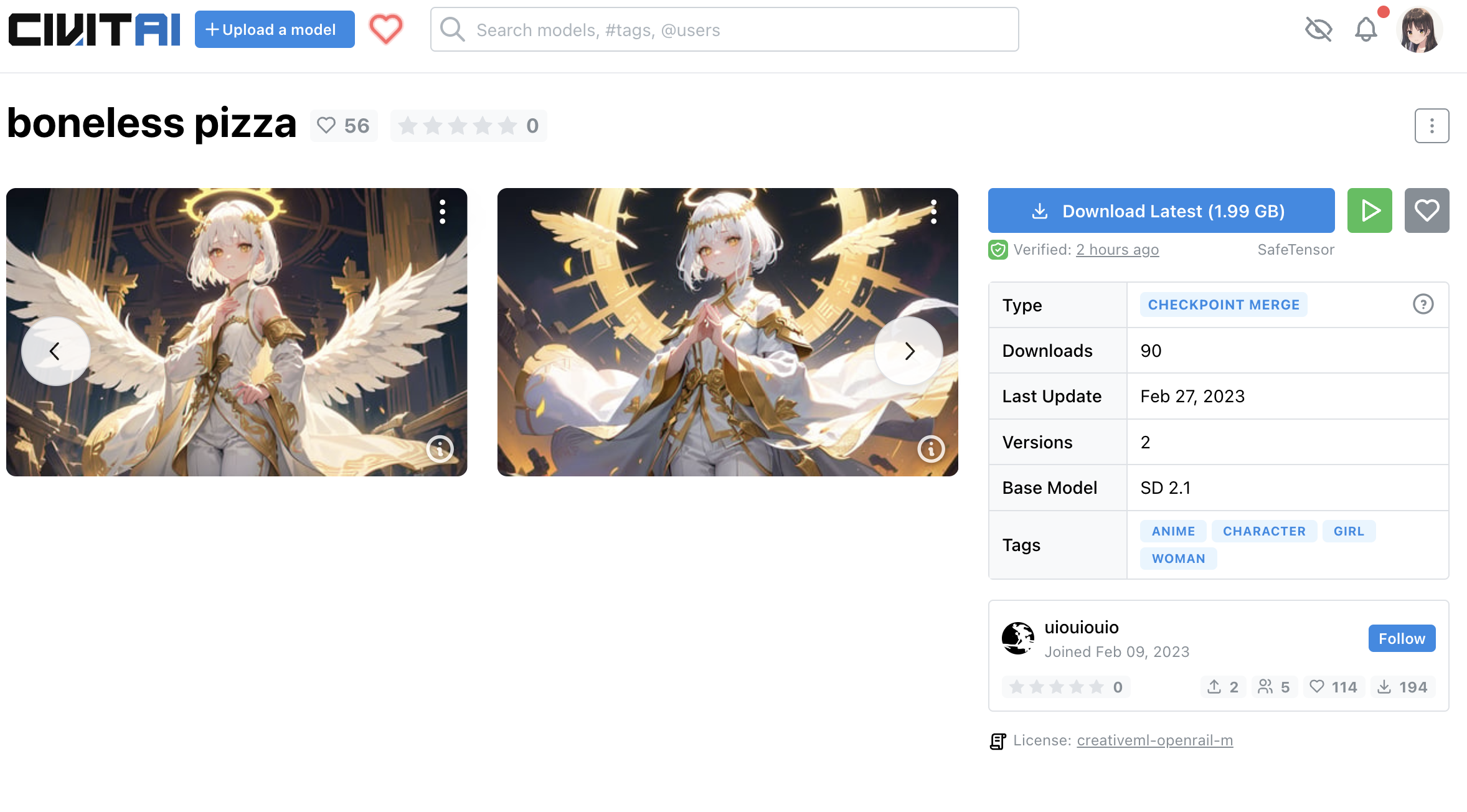 [Bug]: Page element layout · Issue #302 · civitai/civitai · GitHub