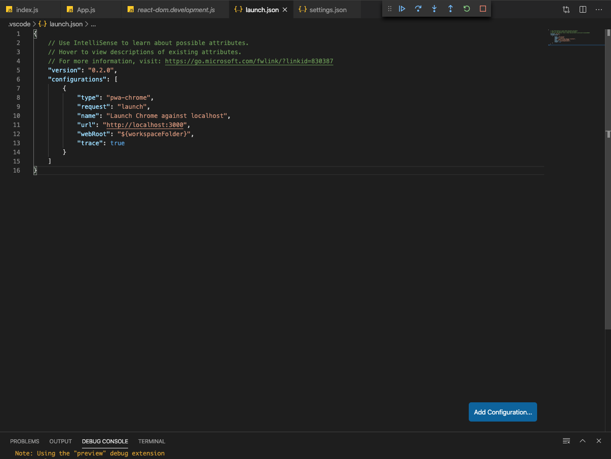 debugger traces back to wrong line while digging in react source code · Issue #487 · microsoft ...
