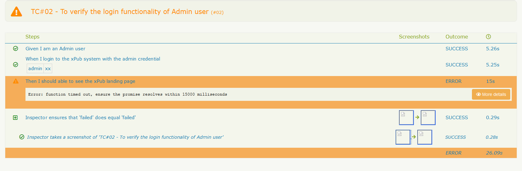 Serenity/JS v2 - Support screenshots in non-screenplay style scenarios ...