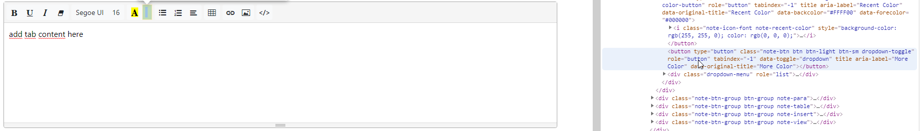 More color icon not shown with BS4 · Issue #3493 · summernote ...