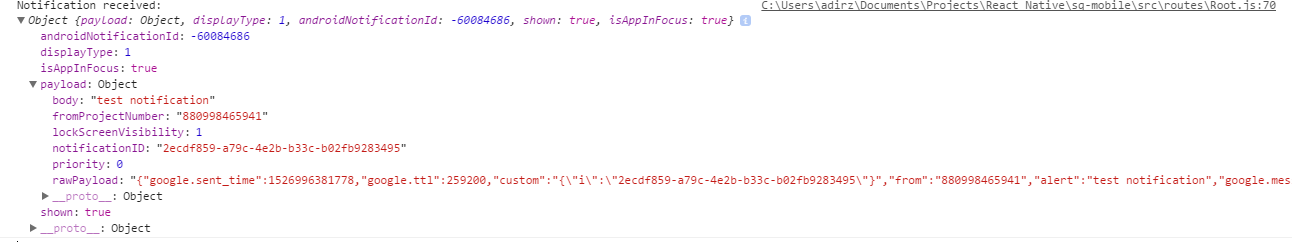 app crash when get notification in android · Issue #526 · OneSignal/react-native-onesignal · GitHub