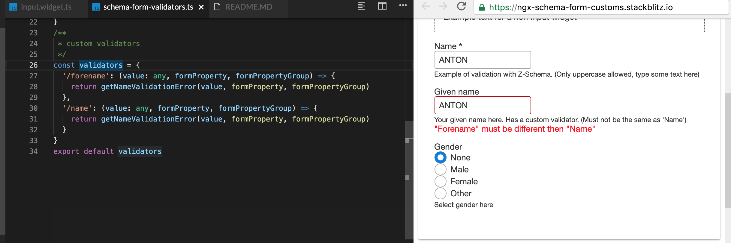Custom Validation Example Is Broken