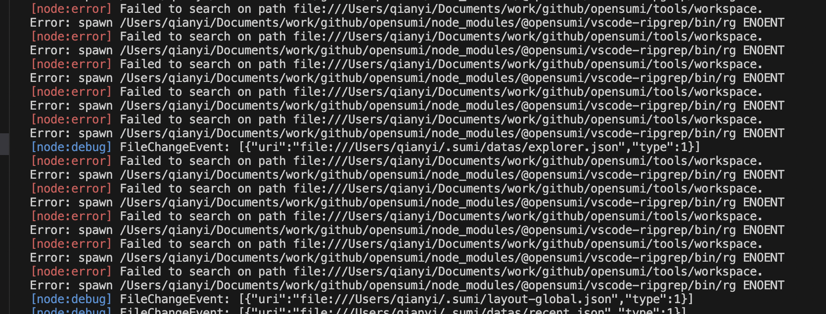 [BUG] 命令面板搜索文件失败 · Issue #2416 · opensumi/core · GitHub