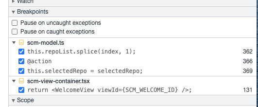 [FEATURE] 改进 Debug 断点面板 UI，支持以树视图展示 · Issue #2431 · opensumi/core · GitHub