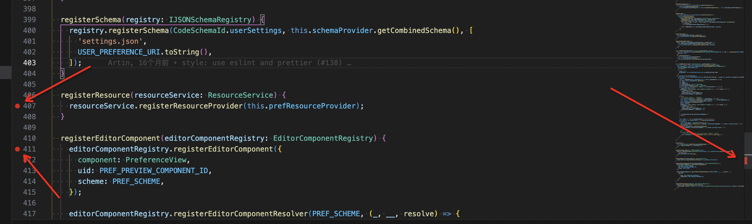 [FEATURE] 支持 debug.showBreakpointsInOverviewRuler 配置项 · Issue #2567 · opensumi/core · GitHub