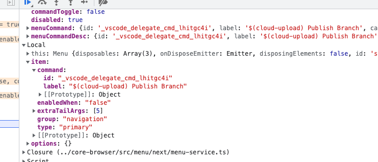 [BUG] git scm 1.68.1 版本的插件 publish changes 按钮一直处于禁用状态 · Issue #2697 · opensumi/core · GitHub