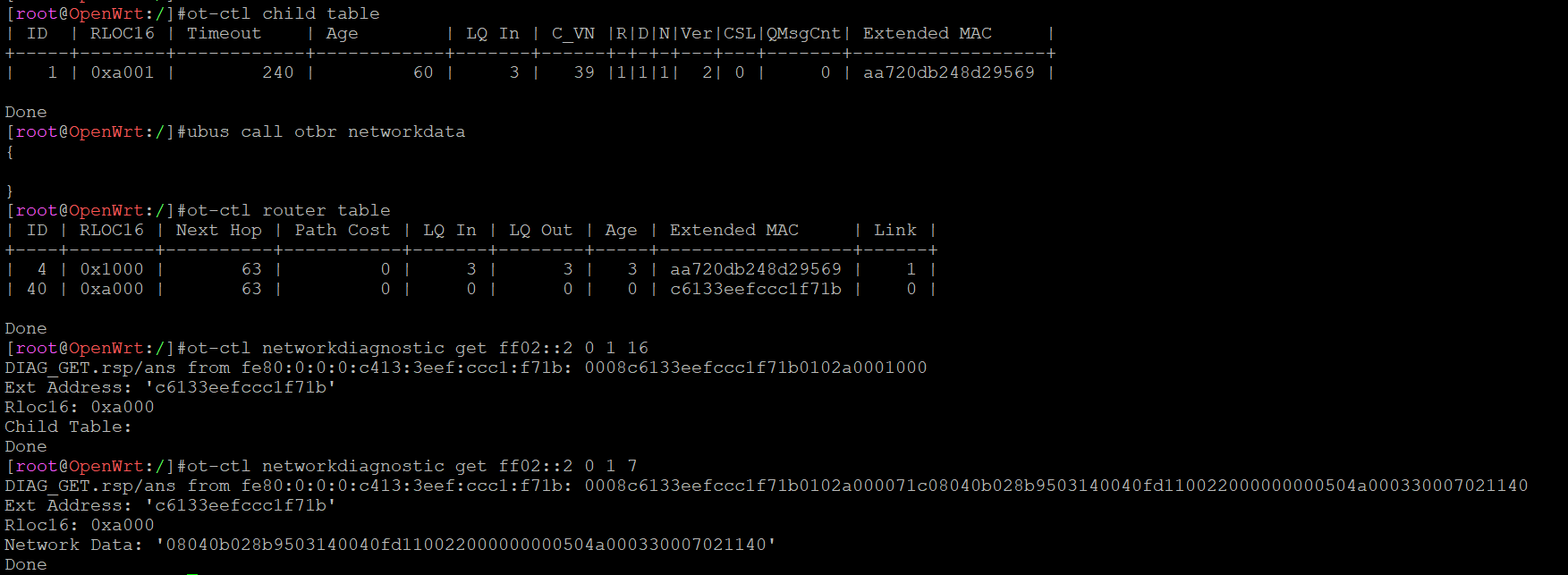 ot-ctl don't retrieve networkdiagnostic get response · Issue #689 · openthread/ot-br-posix · GitHub