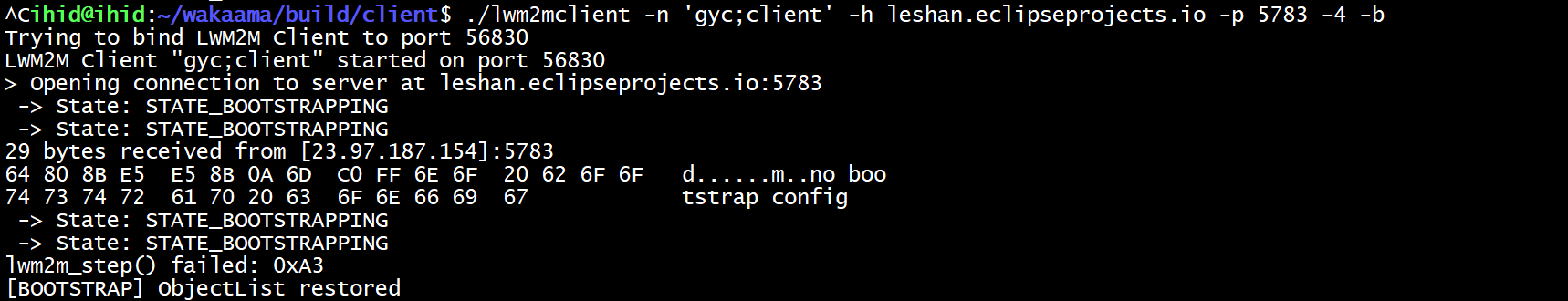Bootstrap using endpoint name with semicolon · Issue #918 · eclipse-leshan/leshan · GitHub