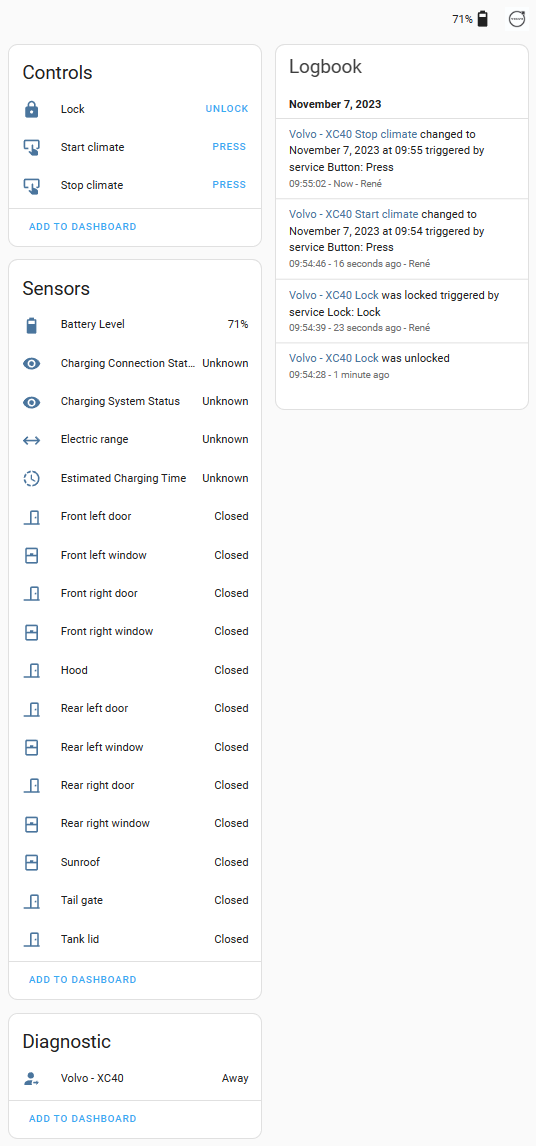 Error setting up entry Volvo - XC40 for volvoaaos · Issue #20 · fars-fede-fire/volvoaaos · GitHub