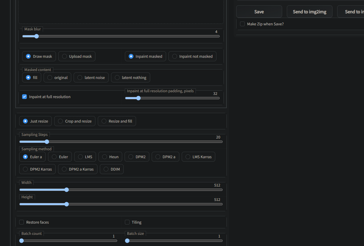 IMG2IMG (in-paint full-res) missing 'latent scaling' + 'denoising ...