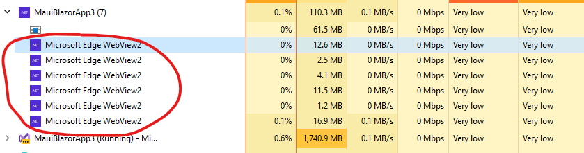 Handles CoreWebView2.ProcessFailed in BlazorWebView · Issue #6481 · dotnet/maui · GitHub