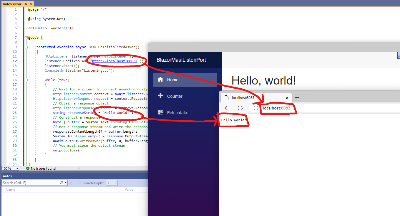 Blazor Maui Listening on public port, access is denied · Issue #12475 · dotnet/maui · GitHub