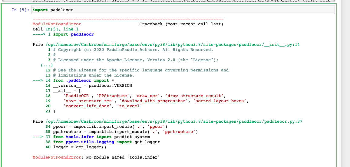 bug · Issue #10477 · PaddlePaddle/PaddleOCR · GitHub