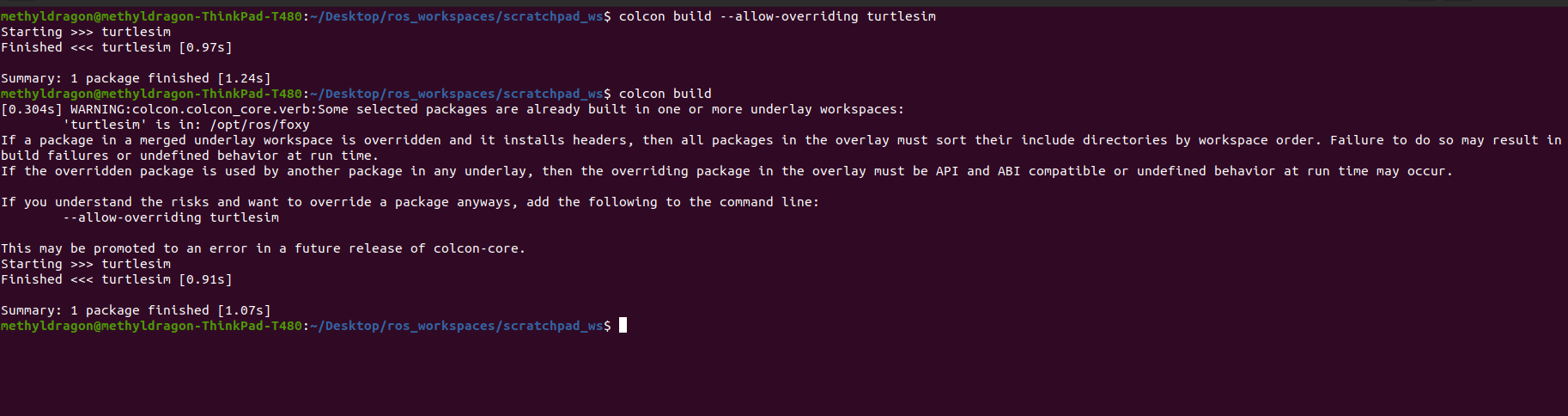 Cross-compiling ROS 2 workspaces - please do not promote building packages in underlays to an ...