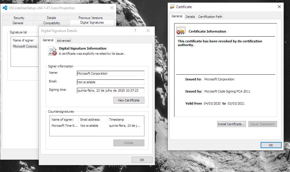 Installation blocked by windows · Issue #104458 · microsoft/vscode · GitHub