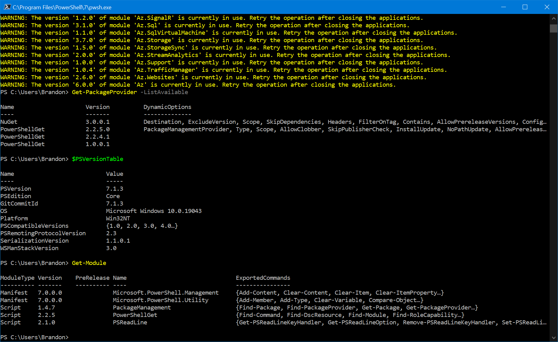 PackageManagement\Install-Package fails with "Administrator rights are required to install or ...