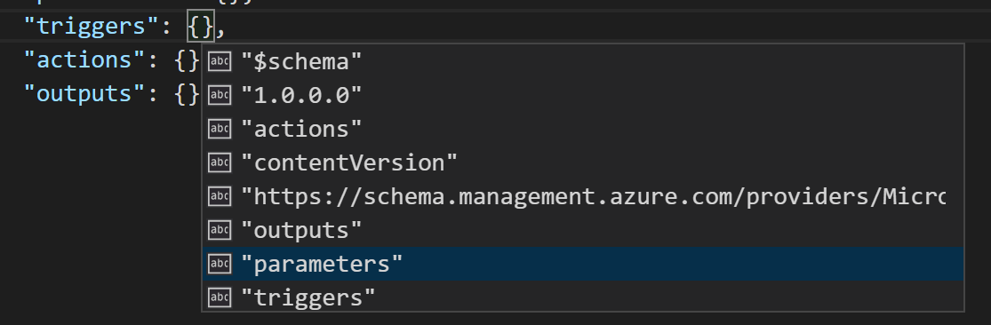 Intellisense for triggers, etc only works if on a new line after opening statement · Issue #46 ...