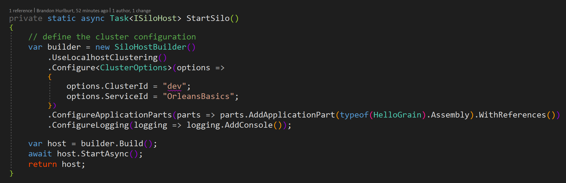 "Developing a Grain" doc · Issue #4785 · dotnet/orleans · GitHub
