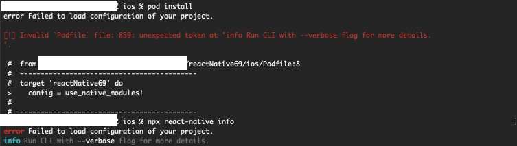 Invalid Podfile After Installing Dependencies With Production Flag · Issue 35059 · Facebook