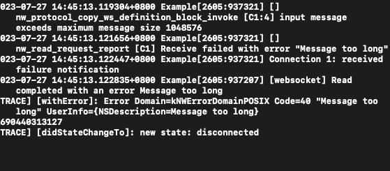 Unable To Accept Message Sizes Above 1mb In Websockets Mode · Issue 536 · Emqxcocoamqtt · Github 