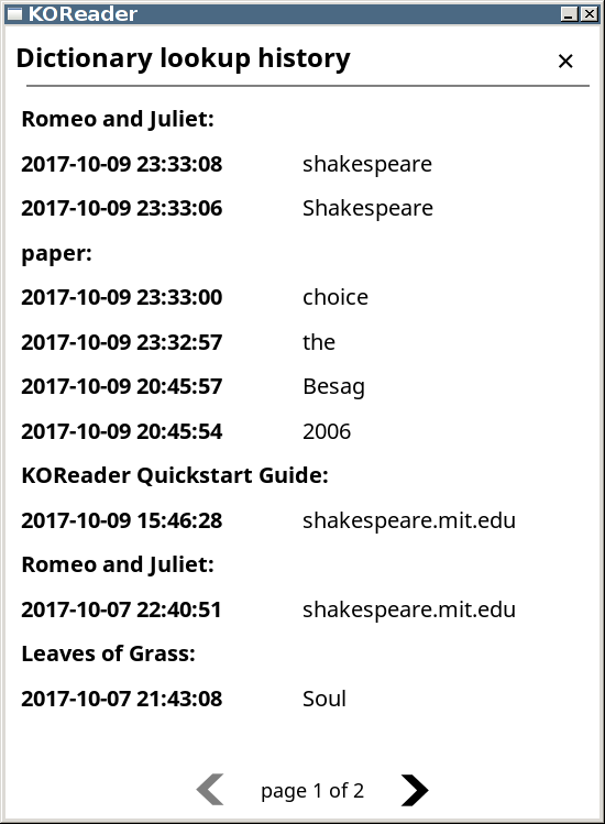 FR: fulltext search history · Issue #3317 · koreader/koreader · GitHub