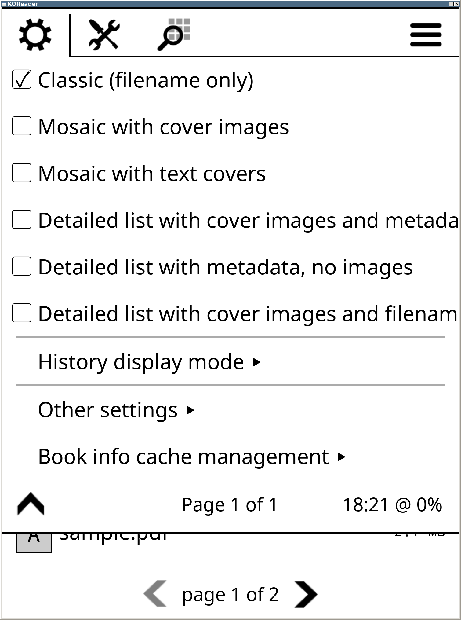 Displaying opened but unfinished books · Issue #3406 · koreader/koreader · GitHub