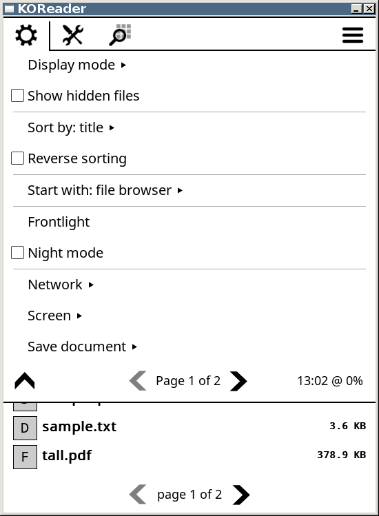 File manager - add option to view non-ebooks files · Issue #3578 · koreader/koreader · GitHub