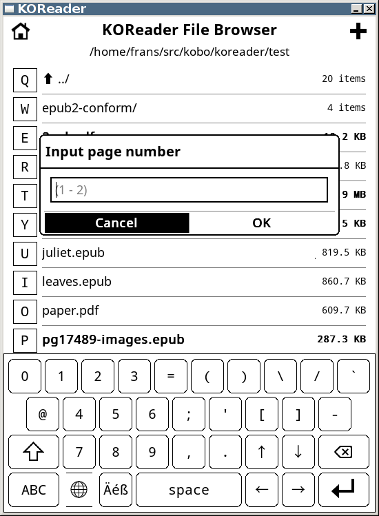GoTo letter in file browser · Issue #3029 · koreader/koreader · GitHub