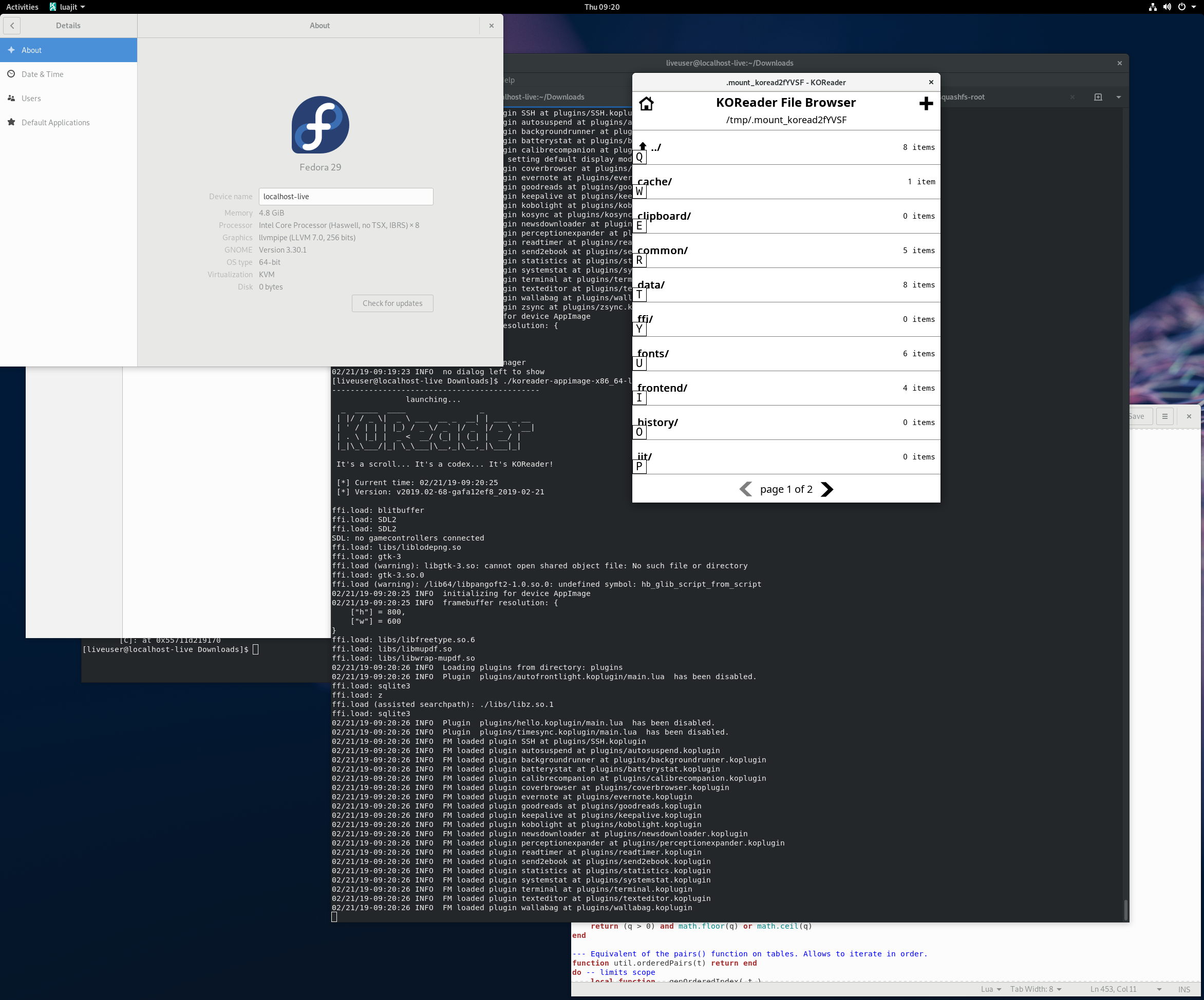 AppImage fails to start on Fedora 29 · Issue #4627 · koreader/koreader · GitHub