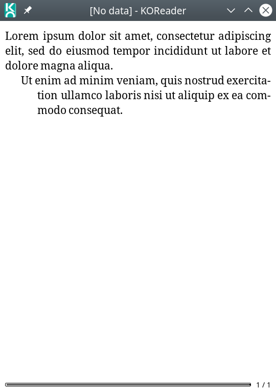 CSS: Hanging indents are shifted to the right · Issue #2857 · koreader ...