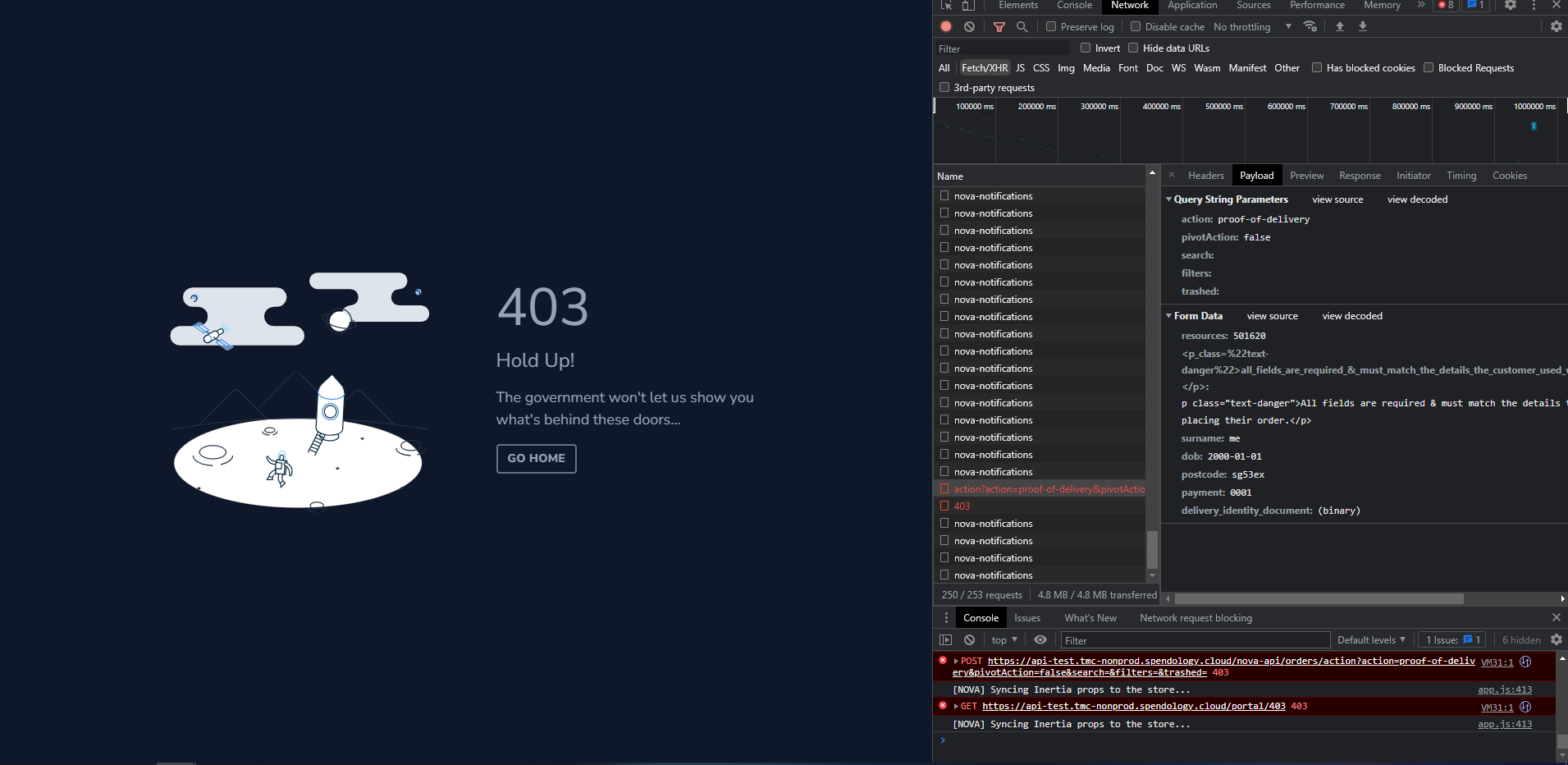 4.15.1 change breaks submitting forms on Vapor with Heading fields · Issue #4874 · laravel/nova ...