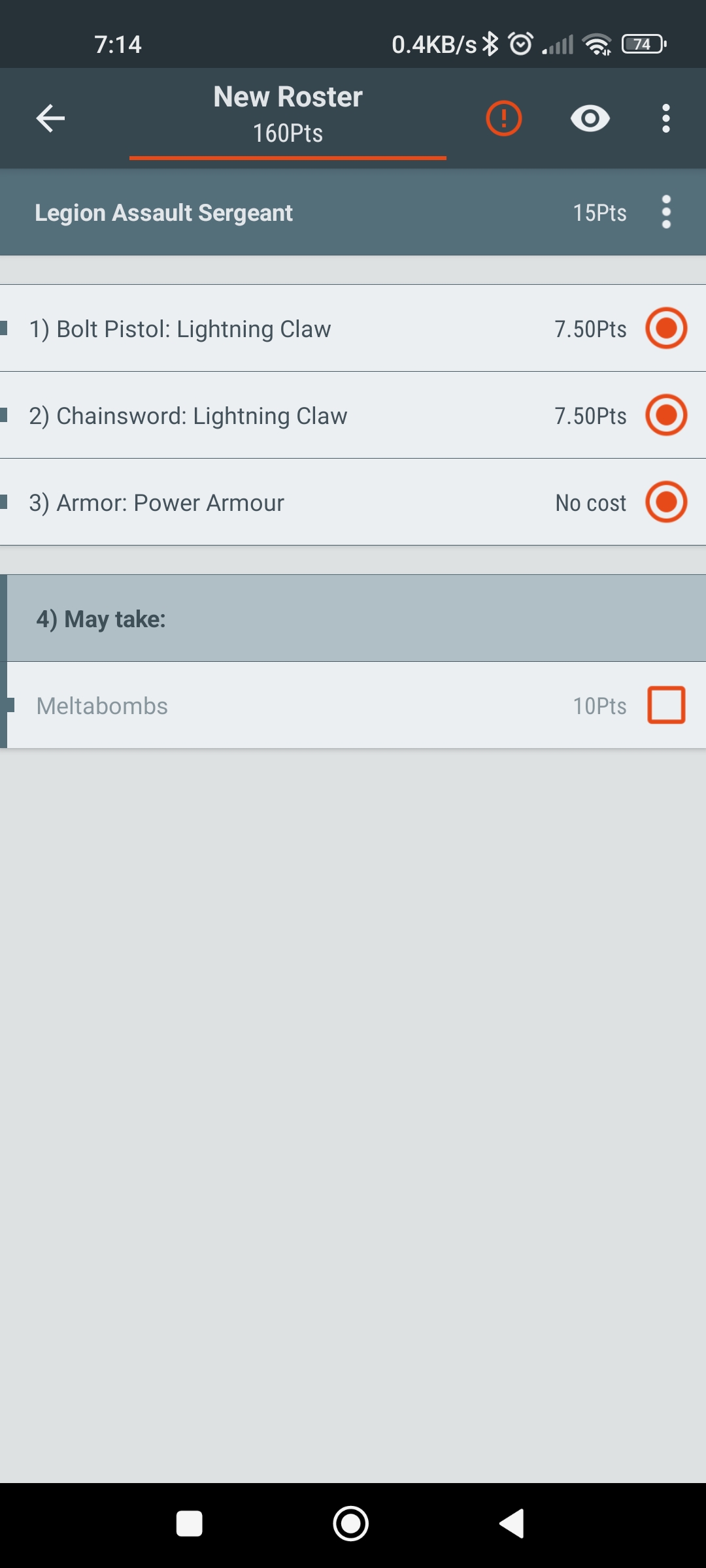 Assault Marine Sergeant- no dual Lightning Claw · Issue #2598 · BSData/horus-heresy · GitHub