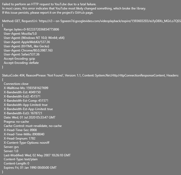 Unable to download unlisted recording of live stream · Issue #119 ...