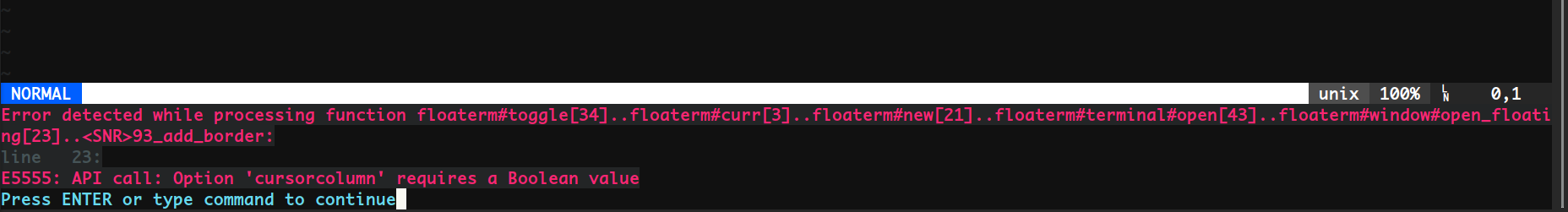 Can user remove the highlighted column? · Issue #135 · voldikss/vim-floaterm · GitHub