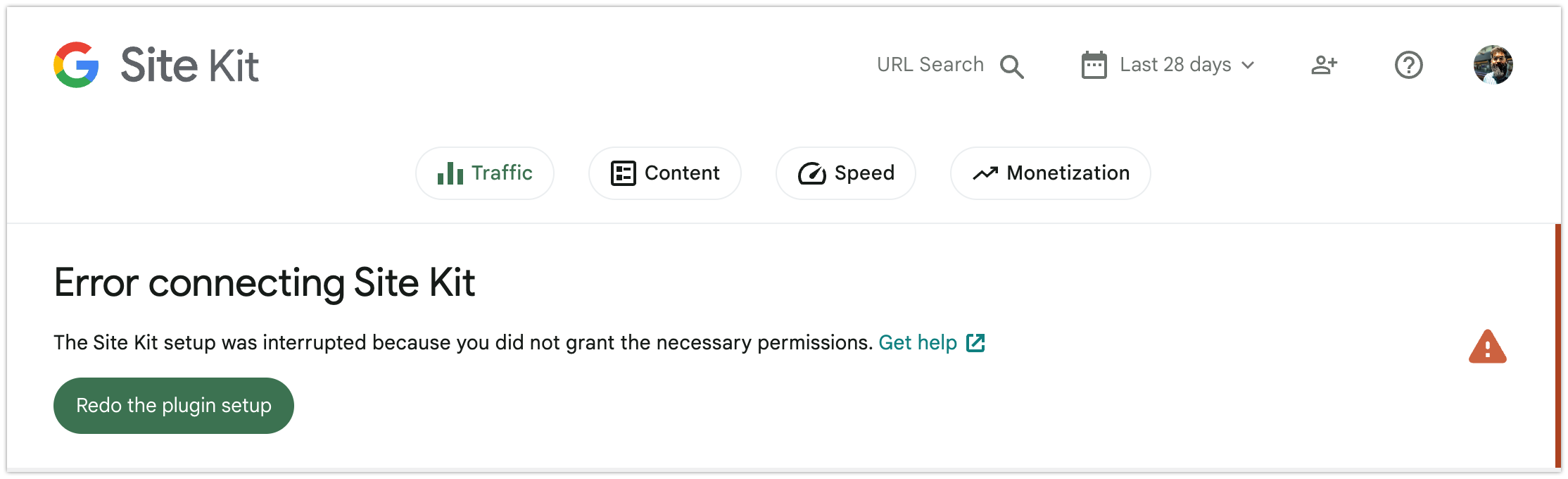 Improve error notification after OAuth error · Issue #7597 · google/site-kit-wp · GitHub