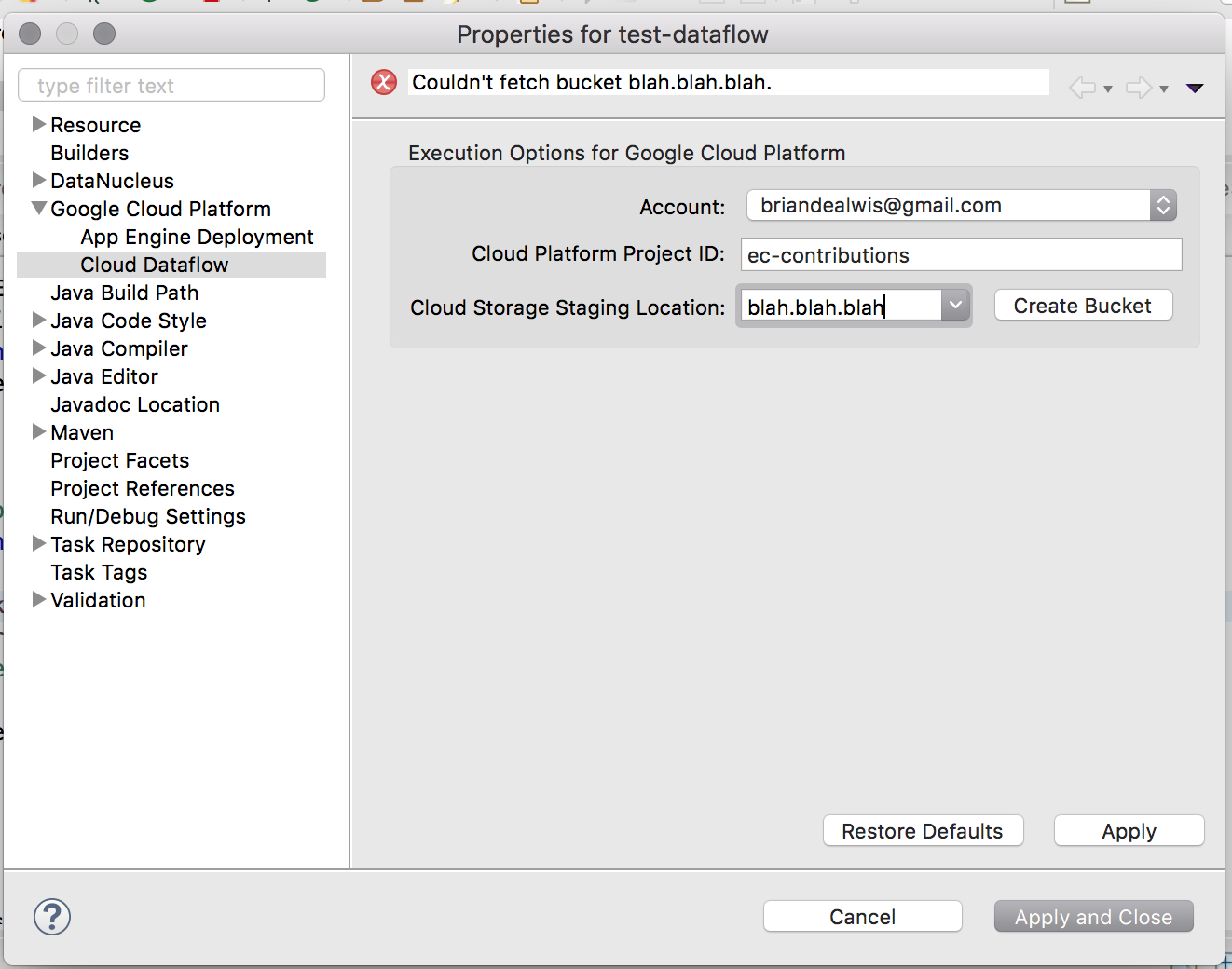 Report staging-location creation errors · Issue #2313 · GoogleCloudPlatform/google-cloud-eclipse ...