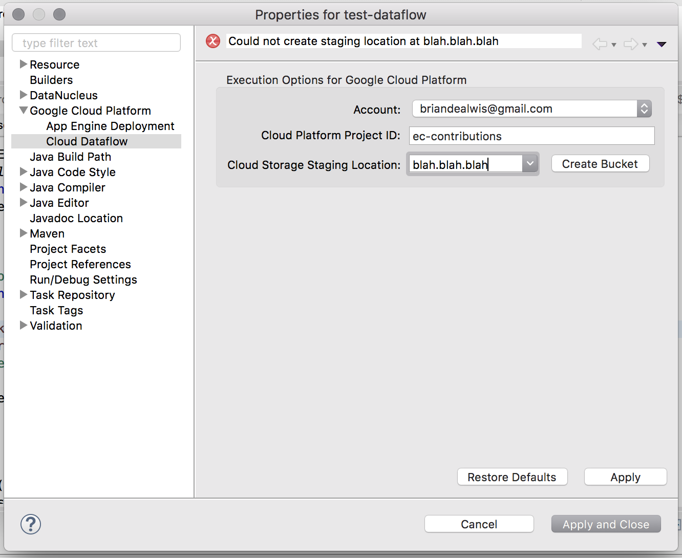 Report staging-location creation errors · Issue #2313 · GoogleCloudPlatform/google-cloud-eclipse ...