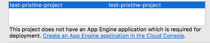 Improve project-selector AppEngine-detection message on permission failure · Issue #2582 ...