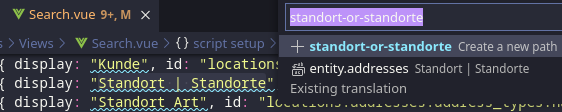 Suggest existing pluralized translations when extracting hardcoded strings · Issue #742 ...