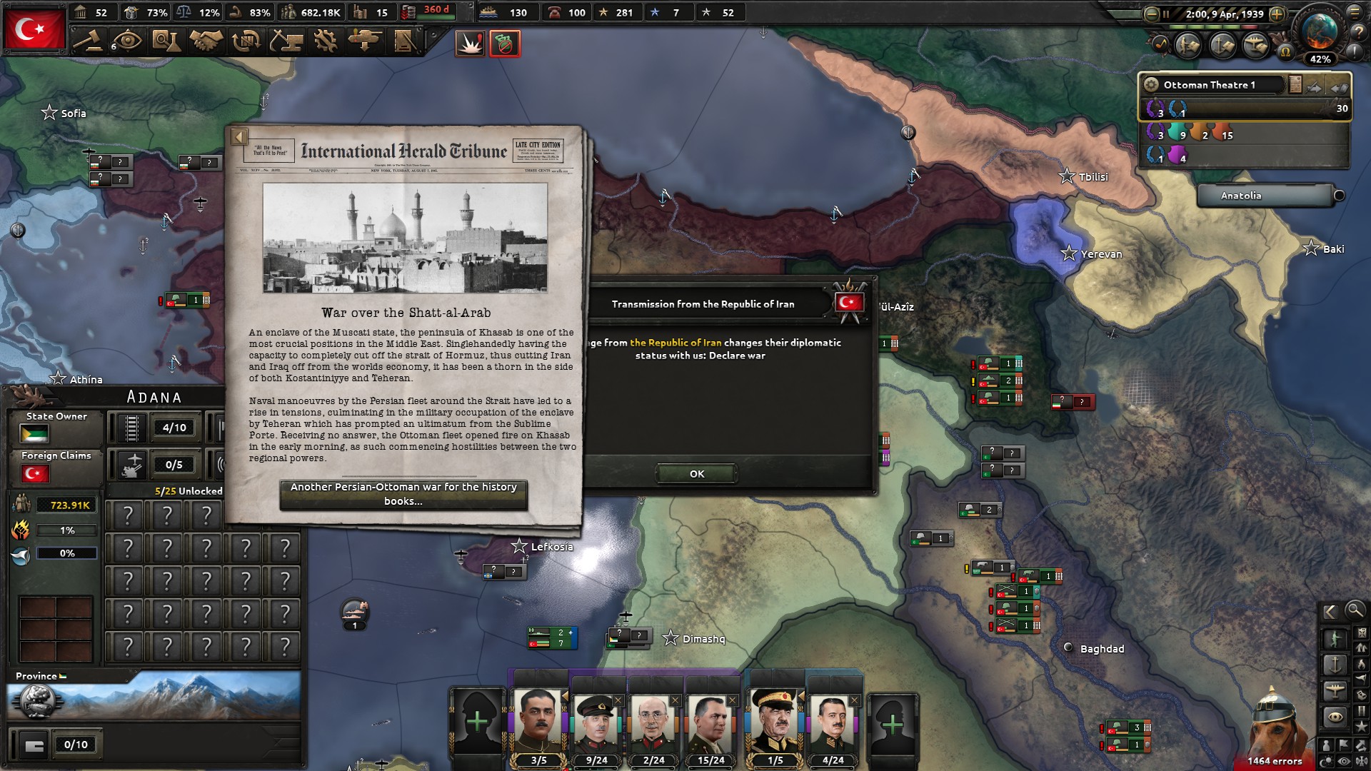 Ott Tur And Per Per Declares War On Tur · Issue 17156 · Kaiserreichkaiserreich 4 Bug
