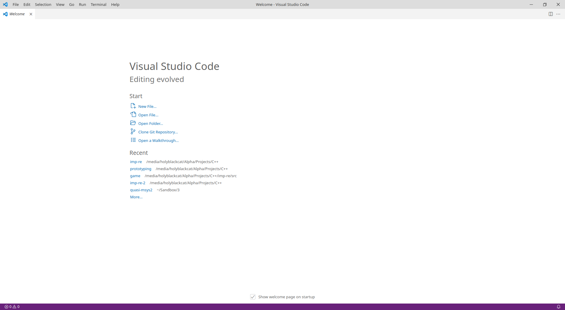 Incorrect layout of welcome page, when there are no suggestions · Issue #178831 · microsoft ...