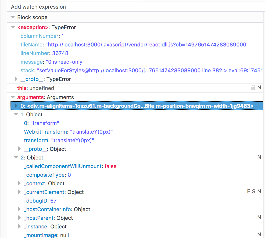 TypeError: 0 is read-only (only in Firefox) · Issue #463 · necolas ...