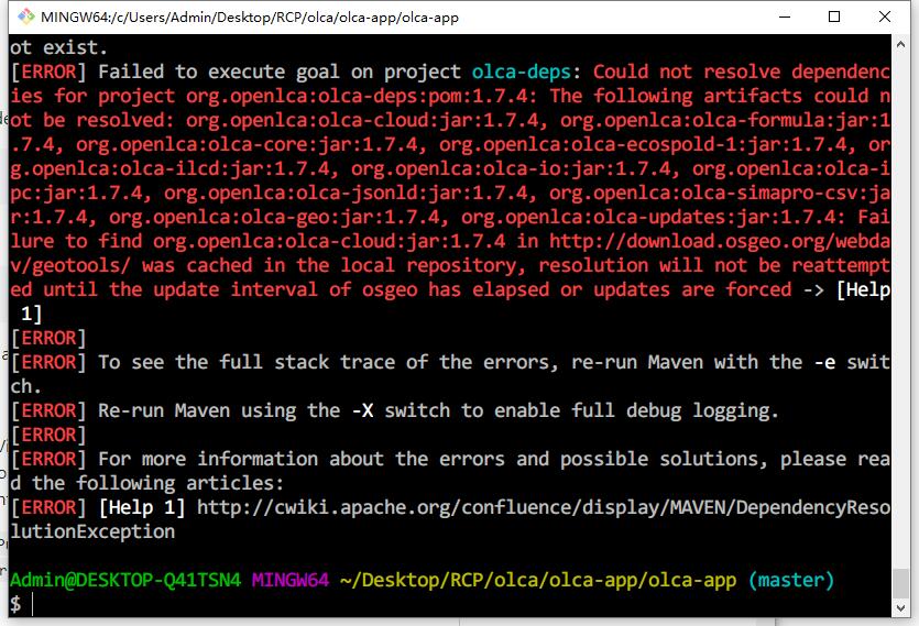 cannot download resolve dependencies · Issue #65 · GreenDelta/olca-app · GitHub