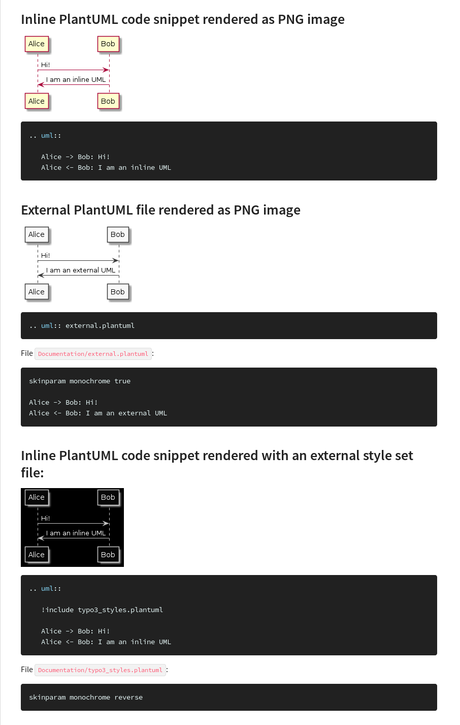 Add Plantuml Support To Sphinx By Alexander Nitsche · Pull Request 97 · T3docs Docker Render