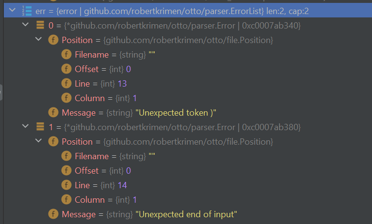 `check` should report the filename, and ideally line, containing the ...